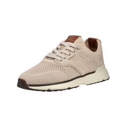 Sneaker Gant "Gant Sneaker Leder/Mesh", Herren, Gr. 42, taupe, Leder, Textil, Schuhe Sneaker