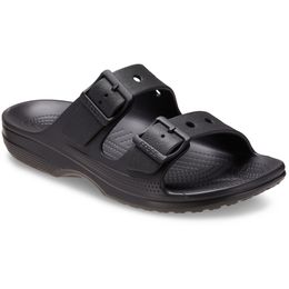 Pantolette Crocs "Saturday Sandal", Damen, Gr. 39, schwarz, Croslite&trade;, unifarben, Schuhe Pantolette, Sommerschuh, Strandschuh, Badeschuh mit Fu&szlig;bett aus Croslite&trade;-Schaum
