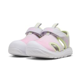 Sandale Puma "Fun Racer Sandal Come On Sandalen Kinder", M&auml;dchen, Gr. 19, pink shimmer apple spritz lavender pop gr&uuml;n lila, Obermaterial: Textil, Synthetik. Futter: Textil. Innensohle: Synthetik. Laufsohle: Gummi, Synthetik, Schuhe Sandale