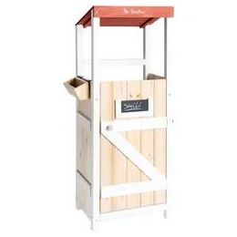 Spielwelt Pinolino "Hobby Horse Stall - Stalli", natur, Spielfigurenwelten, KinderB:37cm H:97cm T:26cm, Holz, f&uuml;r 2 Steckenpferde, B:37cm H:97cm T:26cm
