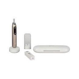 Braun Oral-B iO Series 10 , Elektrische Zahnb&uuml;rste gold/schwarz, Eclipse Gold