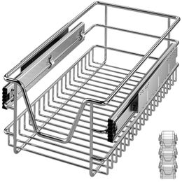 Casaria Teleskopschublade 3er-Set 30cm Schrankbreite Au&szlig;enma&szlig;