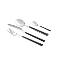 Neuetischkultur Besteck-Set 24-teilig Marble Black