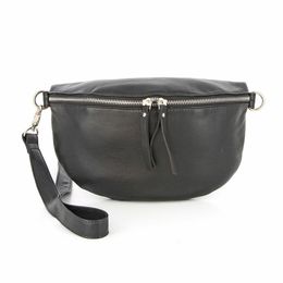 Leder-Bauchtasche