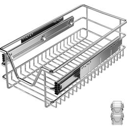 Casaria Teleskopschublade 2er-Set 30cm Schrankbreite Au&szlig;enma&szlig;