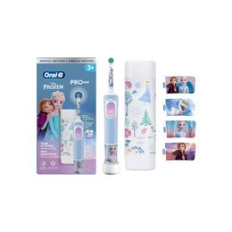 Oral-B Vitality Pro 103 Elektrische Zahnb&uuml;rste Kids Frozen mit Reiseetui