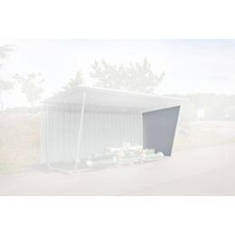 Seitenwand, Trapezblech, rechts, f&uuml;r einseitiges Modell