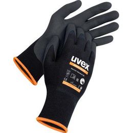 Schutzhandschuh Uvex athletic lite xt, 10 Paar, EN 388, Hitzeschutz bis 100&deg;C, Touchscreen-tauglich, Mikroschaum-Beschichtung, schwarz, Gr&ouml;&szlig;e 9
