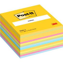 Post-it Haftnotiz-W&uuml;rfel Ultra-Farben 76 x 76 mm, hoher Vorrat, stark haftend & r&uuml;ckstandsfrei umklebbar, PEFC-zertifiziert (15-31-0134)