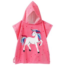 Topolino Kinder Badeponcho mit Einhorn