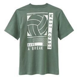 Yigga Jungen T-Shirt mit gro&szlig;em Print