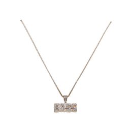 Edelstahlkette Urban Classics "Urban Classics Unisex Boss Necklace", gold, Halsketten, Damen, onesize, Edelstahlkette