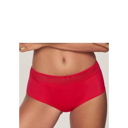 Panty Nuance, Damen, Gr. 32/34, rot, Microtouch, Obermaterial: 85% Polyamid, 15% Elasthan, k&ouml;rpernah, Unterhosen Panty, mit transparentem Bund und Zierschleife