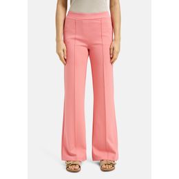Smith & Soul Culotte SMITH & SOUL, Damen, Gr. L, Normalgr&ouml;&szlig;en, gloss, Web, Material: 70% Polyester, 26% Viskose, 4% Elasthan, unifarben, relaxed fit kn&ouml;chellang, Hosen Culotte, mit Eingrifftaschen