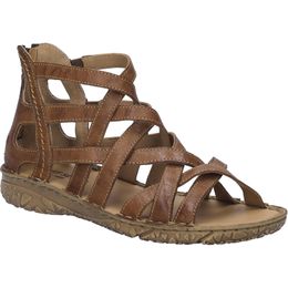 Sandale Josef Seibel "Ivy 06, castagne", Damen, Gr. 41, braun (castagne), Obermaterial: 100% Rindsleder Leather cow., Schuhe Sandale