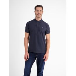 Poloshirt Lerros "COOL & DRY", Herren, Gr. XL, classic navy, Single Jersey, Obermaterial: 60% Baumwolle, 40% Polyester, unifarben, normal h&uuml;ftbedeckend, Rundhals, abgesteppte Kante, Shirts, mit Logo-Stickerei
