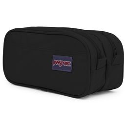 Schreibger&auml;teetui JanSport "Large Accesssory Pouch", Kinder, schwarz, Polyester, Schreibger&auml;teetuis, mit zwei Hauptf&auml;chern