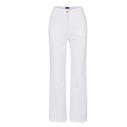 Stretch-Jeans GOLDNER "Klassische Denimhose, dezente Waschung", Damen, Gr. 40, N-Gr, wei&szlig;, Obermaterial: 83% Baumwolle CO. 15% Polyester PES. 2% Elasthan EL., Jeans, keine/nicht Relevant