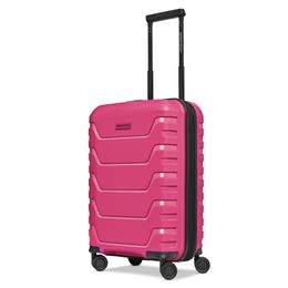 Trolley SMARTBOX "Edition 01 4 Rollen Kabinentrolley 55 cm mit Dehnfalte", Gr. 42 l, pink, Polypropylen, Koffer