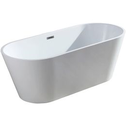 Badewanne Welltime "Tavira", wei&szlig;, B:74cm H:60cm L:170cm, Sanit&auml;racryl, Badewannen, freistehend, aus hochwertigem Sanit&auml;racryl, mit Pop Up Ventil