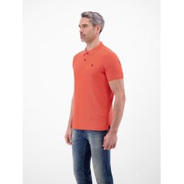 Poloshirt Lerros "COOL & DRY", Herren, Gr. L, vivid rot, Single Jersey, Obermaterial: 60% Baumwolle, 40% Polyester, unifarben, normal h&uuml;ftbedeckend, Rundhals, abgesteppte Kante, Shirts, mit Logo-Stickerei