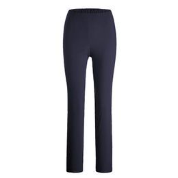 Schlupfhose GOLDNER "Schlupfhose CARLA in Super-Stretch", Damen, Gr. 44, N-Gr, blau (marine), Obermaterial: 72% Viskose CV. 25% Polyamid PA. 3% Elasthan EL., normal, Hosen Schlupfhose, Superelastisch