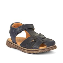 Sandale froddo, Jungen, Gr. 28, blau (dunkelblau), Leder, Schuhe Sandale