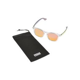 Sonnenbrille Urban Classics "Urban Classics Accessoires 109 Sunglasses UC", Damen, orange (transparent, rot), Sonnenbrillen Sonnenbrille