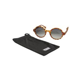 Sonnenbrille Urban Classics "Urban Classics Unisex Sunglasses Retro Funk UC", Damen, braun leo, gr&uuml;n, Sonnenbrillen Sonnenbrille