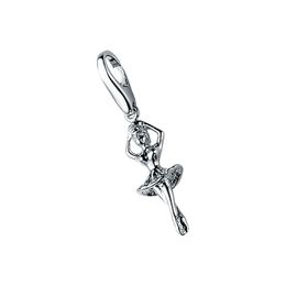 Charm-Einh&auml;nger "Ballett T&auml;nzerin, Silber 925", silber, Giorgio Martello MILANO, Charms, Damen, Silber 925 (Sterlingsilber)