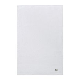 G&auml;stehandtuch Lacoste "LLECROCO", blanc, B:40cm L:60cm, Frottier, Obermaterial: 100% Baumwolle, Handt&uuml;cher, mit Label-Applikationen