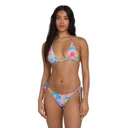 Bade-Shirt Billabong "Pipe Dreams Multi Tri", Damen, Gr. L, Cup B, bright marine, Obermaterial: 78% Nylon, 22% Elasthan;, Bikini-Oberteile