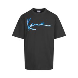 T-Shirt Karl Kani "Karl Kani Herren KM242-025-2 Water Signature Tee", Damen, Gr. XS, schwarz, 100% Baumwolle, oversize, Rundhals, Shirts T-Shirt