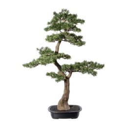 Kunstpflanze Bonsai Gr&uuml;n/Braun/Schwarz