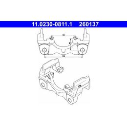 ATE Halter, Bremssattel 11023008111 f&uuml;r VAG