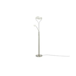 Meisterleuchten LED-Deckenfluter 2-flammig Chrom silber Ma&szlig;e (cm): B: 35,5 H: 180 T: 28.0 &raquo; H&ouml;ffner