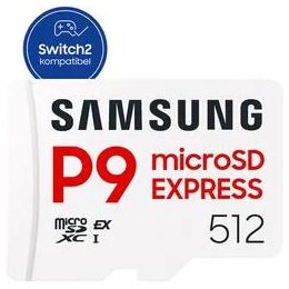 Samsung Speicherkarte "P9 microSD Express", wei&szlig;, 512 GB, Speicherkarten