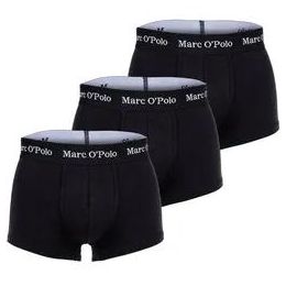 Marc O'Polo Boxershorts MARC O'POLO "Boxershort 3-PACK TRUNK 3er Pack", Herren, Gr. M, schwarz, Obermaterial: 95% Baumwolle CO(Bio). 5% Elasthan EL., Unterhosen