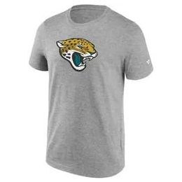 T-Shirt Fanatics "Fanatics T-Shirt Jacksonville Jaguars Primary Logo Graphic", Damen, Gr. L, grau, 100% Baumwolle, Shirts T-Shirt