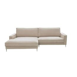 Roomio No. 4102 Garnitur Roma Nature Metallfu&szlig; Toffee 190x272 cm Longchair links