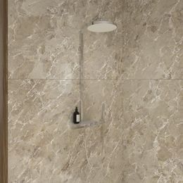 Villeroy & Boch Villeroy & Boch Somera Aufputz-Duschsystem mit Thermostat, mit Ablage, Kopfbrause &Oslash; 300 mm, TVS10802100061,