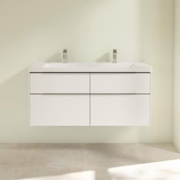 Villeroy & Boch Villeroy & Boch Subway 3.0 Schrank mit Doppelwaschtisch, 4 Ausz&uuml;ge, 4A70D1R1+C60200VE,