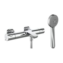 Laufen Shower Aufputz-Wannenarmatur mit Thermostat, HF506561100000,