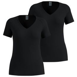 Odlo Active Light Baselayer V-Neck T-shirt 2 Pack Damen