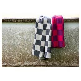 Strandtuch Pad "CHESS", blau, B:100cm L:180cm, Frottee, Frottee, Handt&uuml;cher, Made in Europe, modernes Karo Design