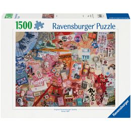 Puzzle Ravensburger "Reise nach Tokio", bunt, Puzzles, KinderB:80cm H:60cm, Pappe, Motiv, Made in Germany, B:80cm H:60cm