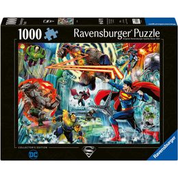 Puzzle Ravensburger "DC Comics, Superman", bunt, Puzzles, KinderB:70cm H:50cm, Pappe, Made in Germany, B:70cm H:50cm