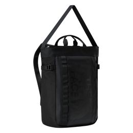 Umh&auml;ngetasche The North Face "BASE CAMP TOTE PACK", Damen, tnf schwarz, tnf schwarz, Obermaterial: 100% Polyester, Taschen Umh&auml;ngetasche, mit drei Trageoptionen, mit seitlichen Kompressionsriemen