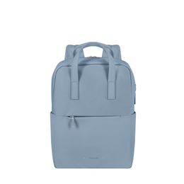 Notebookrucksack Samsonite, Gr. B/H/T: 27cm x 37,5cm x 11cm, blau, Polyester, Rucks&auml;cke, minimalistische Optik