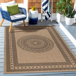 Outdoorteppich Ayyildiz Teppiche "DHAKA 8714", schwarz, B:120cm H:5mm L:170cm, Polypropylen, Teppiche, Outdoorteppich, L&auml;ufer / Pflegeleicht / Strapazierf&auml;hig / In- und Outdoor geeignet